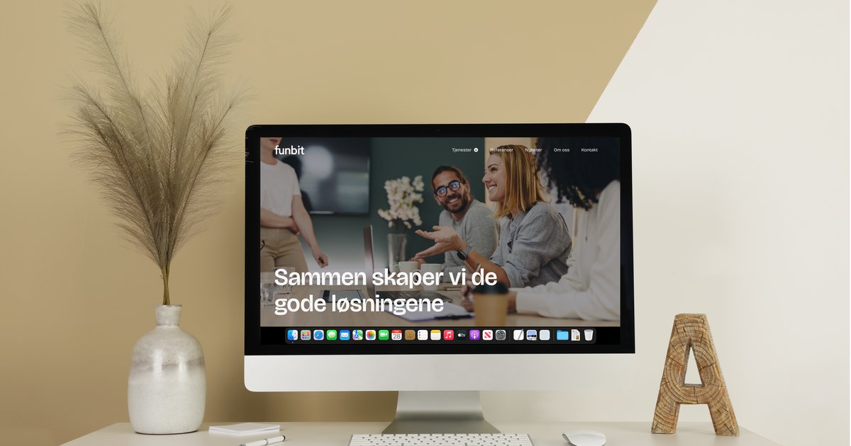 Ny nettside med lavt budsjett